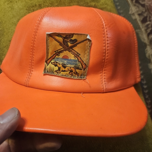 Accessories | Vintage Blaze Orange Insulated Hunting Hat Fitted | Poshmark